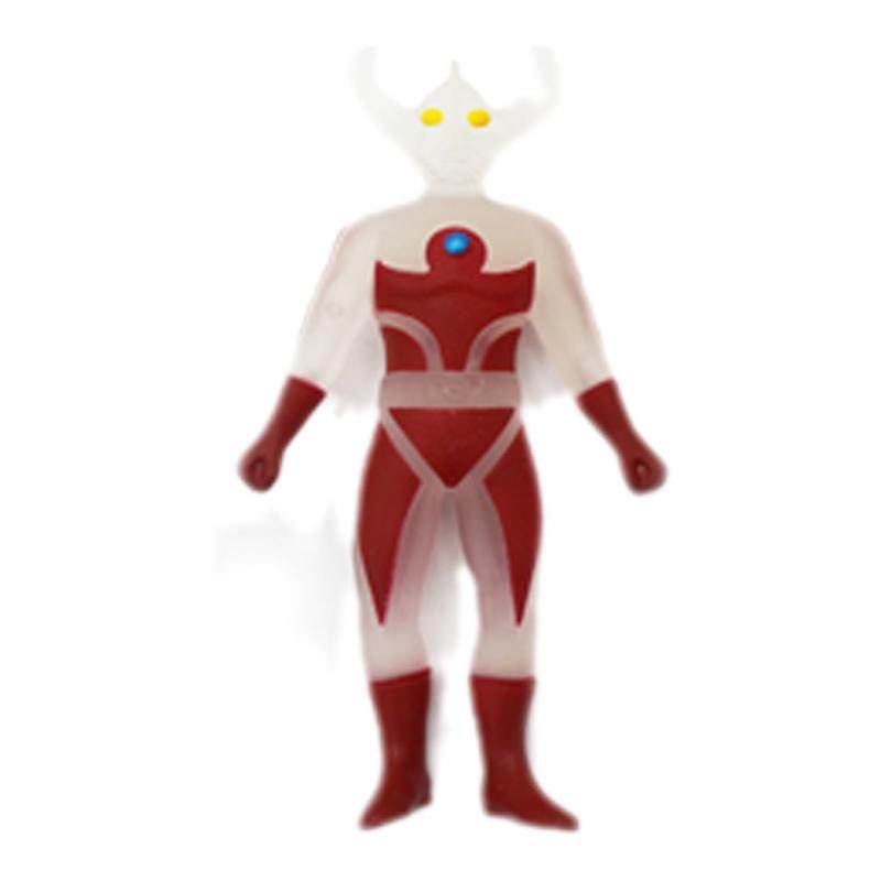Haoerjia Ultraman Soft Vinyl Doll - Luminous Stretchable Toy for Kids