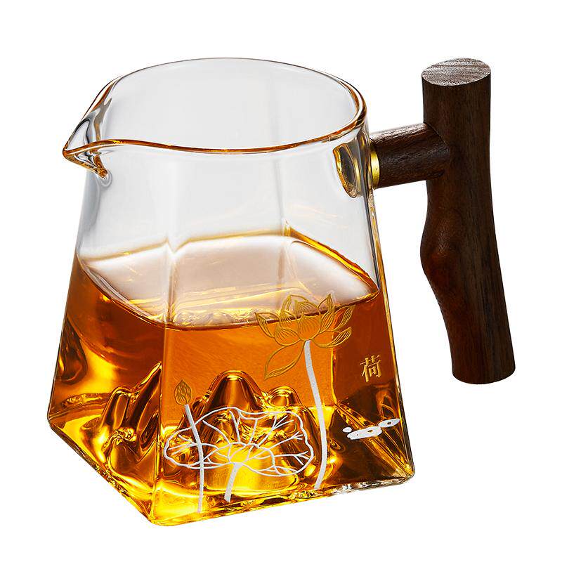 Juego de té glass justice cup - escurridor de té mountain view con ...