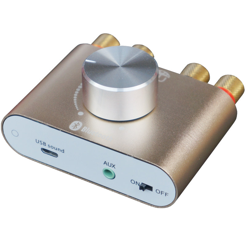 Q Mushroom F900 Hifi Mini Bluetooth Amplifier - 50W Power - Home Audio