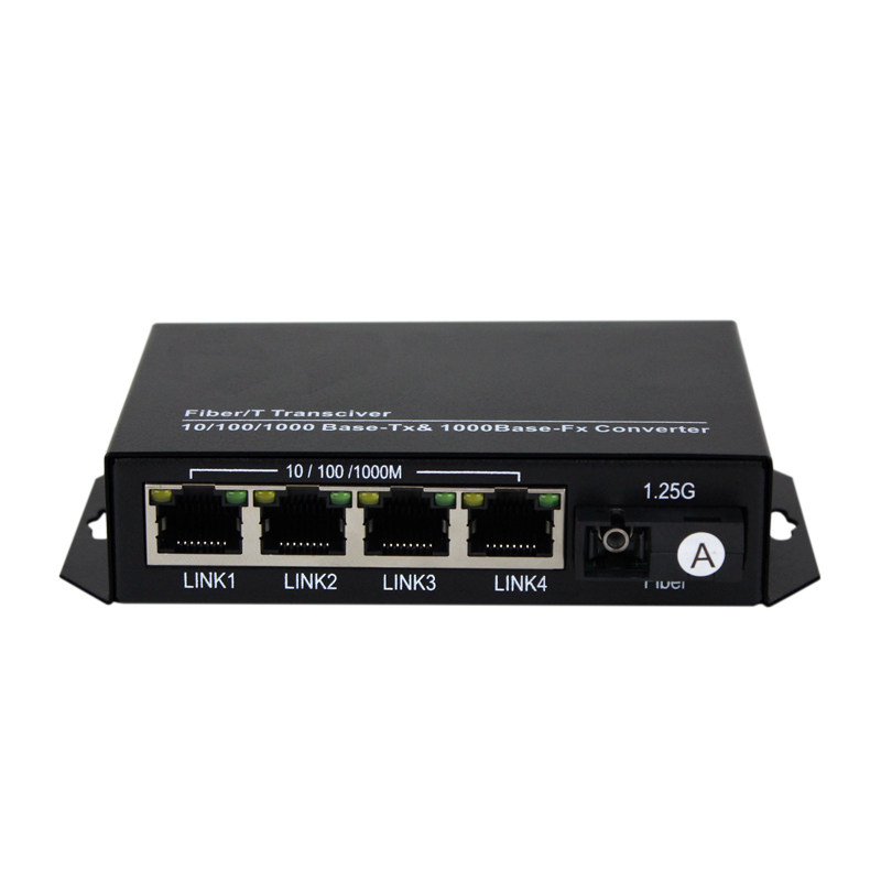 Gigabit Single-Mode Fiber Optic Transceiver - PoE Fiber Optic Switch ...