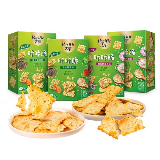 New Taiping Kaka Crispy Biscuits with Chia Seeds - Nutritious Snack for ...