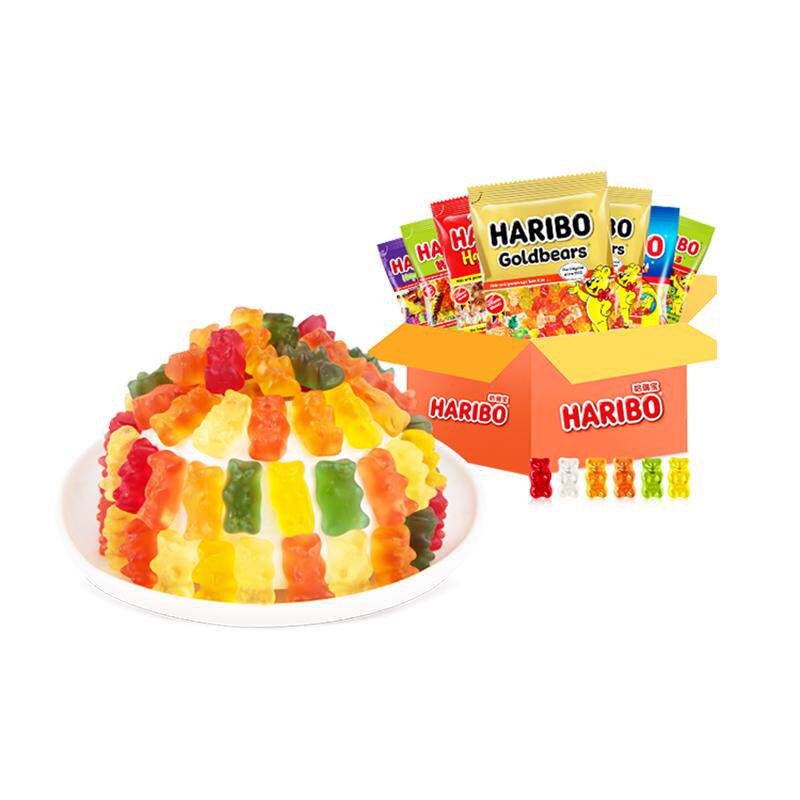 Haribo Golden Bear Kommid - 400g - Kuus Puuviljamaitselist