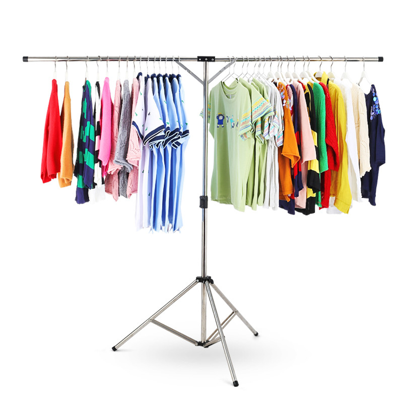 Stainless Steel Folding Clothes Hanger for Indoor and Outdoor Use