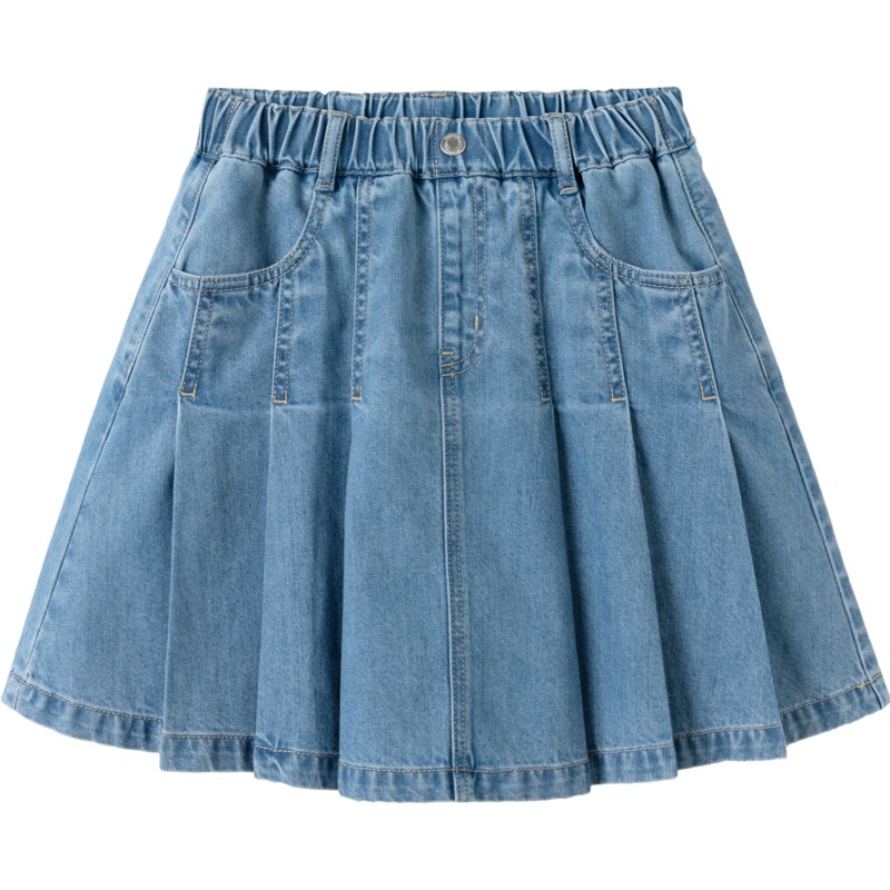 Balabala Girls Denim Skirts for Big Kids and Baby Skirts 2024 Summer ...