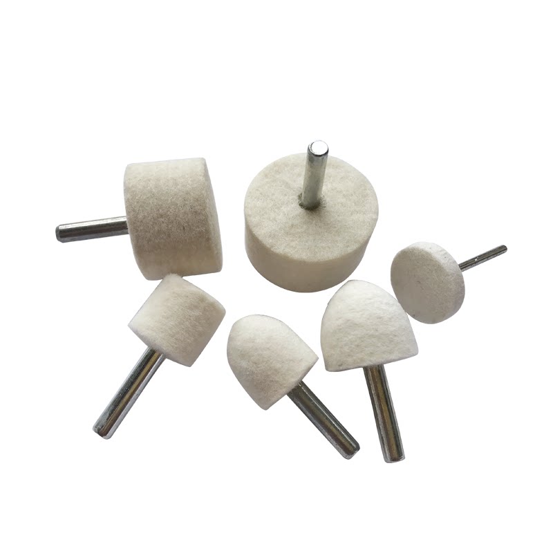 6mm Handle Wool Grinding Head | Medium Soft Wool Wheel Plus Hard ...