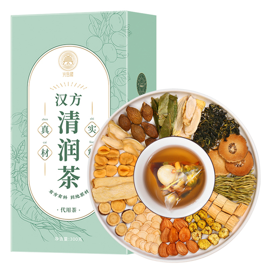 Té Herbal Guangyue Tower - Luo Han Guo, Diente de León y Ginseng - 300g