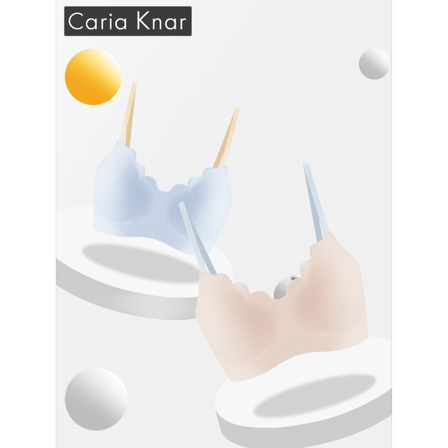 CariaKnar Official Flagship Store Petal Jelly Soft Support Underwear Women's Small Breast ...