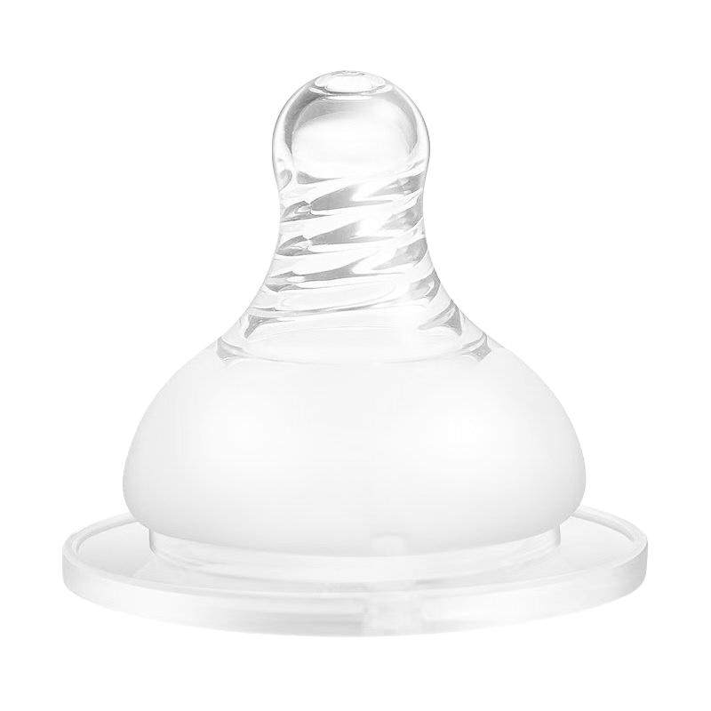 Silicone Baby Pacifier - Wide Caliber, Soft & Universal Fit