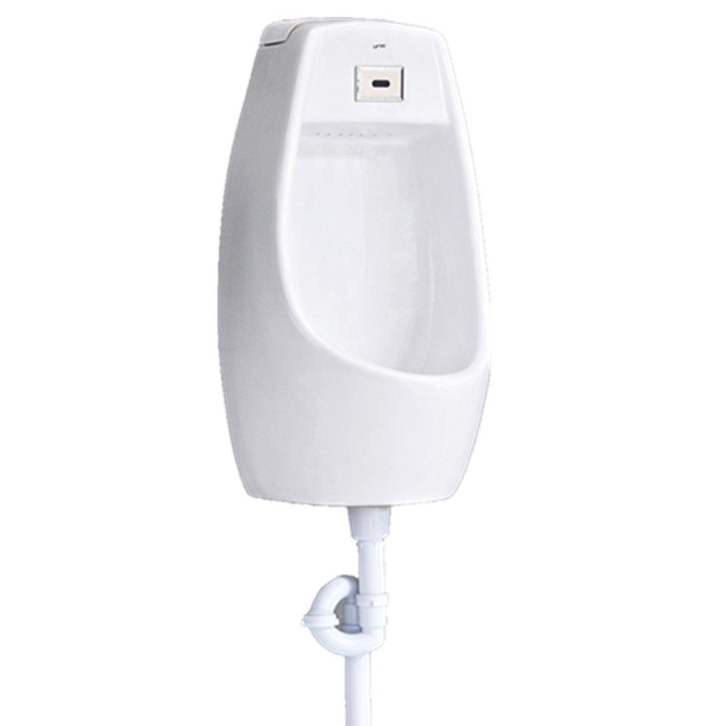 Ceramic Men's Home Bathroom Automatic Flushing Urinal