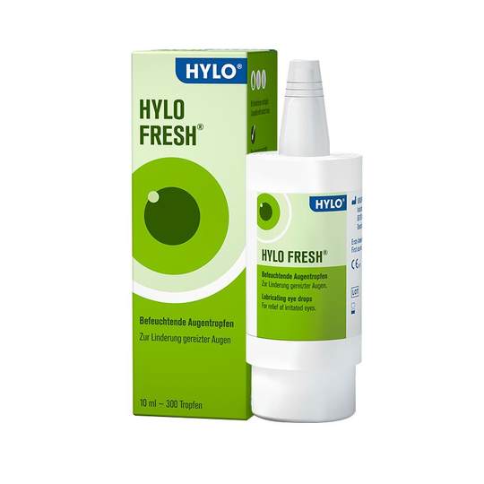 German Hylo Sodium Hyaluronate Eye Drops - Relieves Dry Eyes
