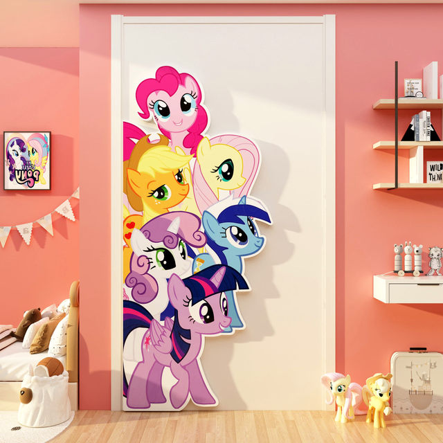 My Little Pony Wall Sticker Children's Theme Room Layout Decoration ...
