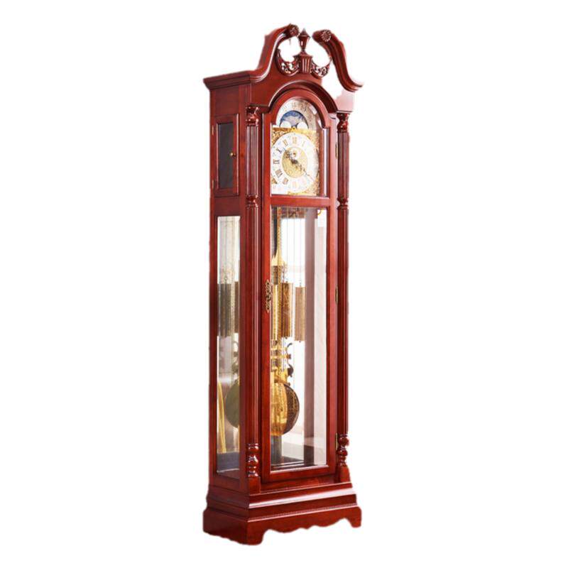 German Hemler Eight-Tone Polaris Floor Clock - Mechanical Solid Wood ...