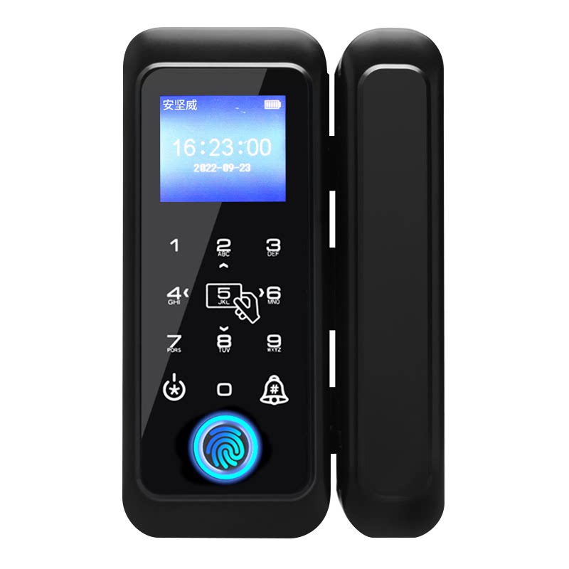 Glass Door Fingerprint Lock Remote Intelligent Electronic Lock