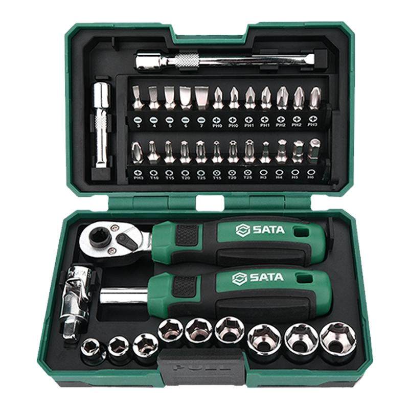 Sata 05498 38-Piece Ratchet Wrench & Screwdriver Set