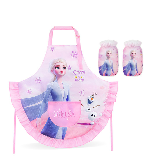 Frozen Children's Apron - Waterproof Art Smock for Girls, Baby Bib for ...