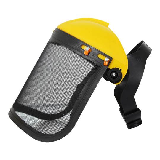 Lawn Mower Protective Mask Yellow Top Wire Lawn Mask Barbed Wire Mask ...