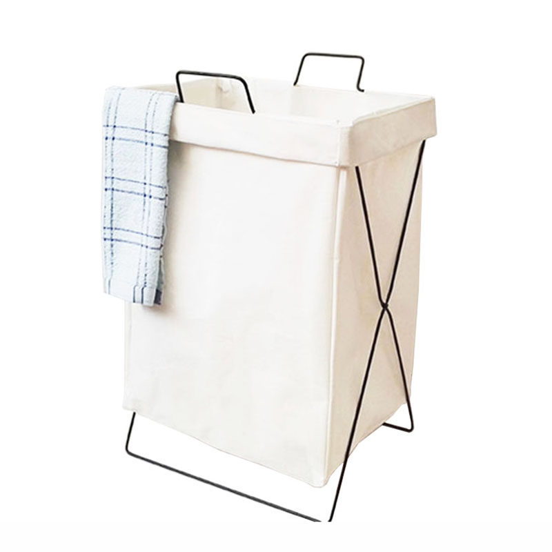 Nordic Debris Finishing Basket Iron Rack Folding Storage Box Waterproof ...