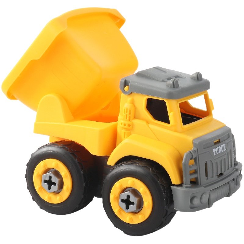 Mama and Twins Disassembly Car Toy Set - Engineering Vehicle DIY