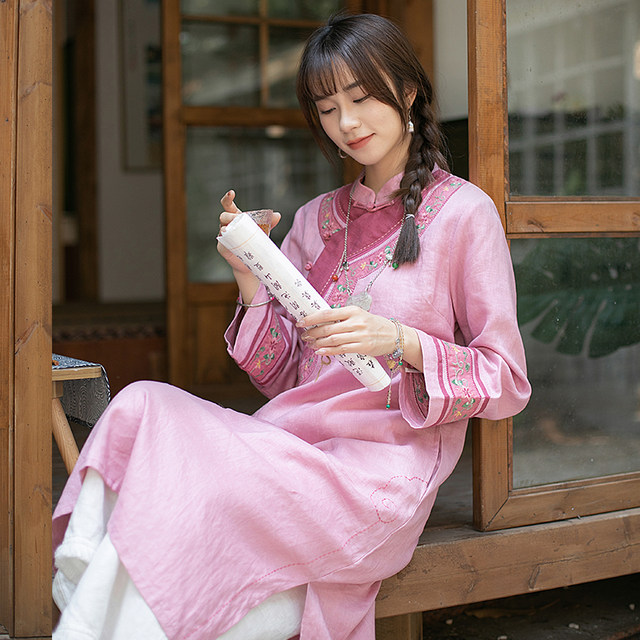 Yuanzhen Spring and Summer Qing Dynasty costume retro costume female ...