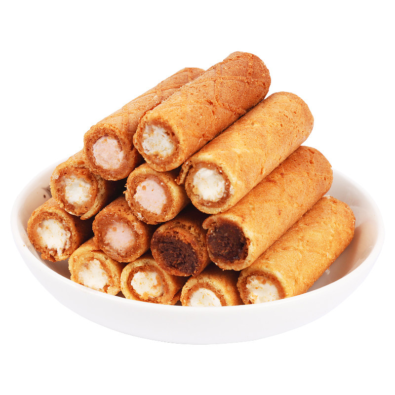 Pó de bolo hsu fu chi roll - peso 500g - deliciosos biscoitos sanduíche ...