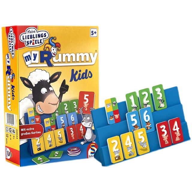 German Schmidt Rummy board game children's version logical thinking ...
