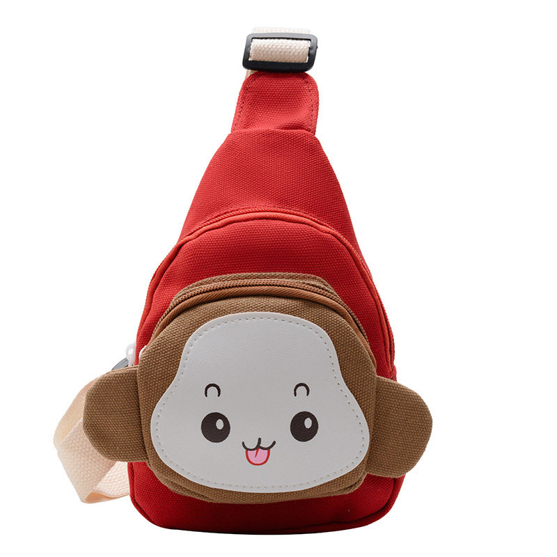 Children's Cute Monkey Pocket Bag - 2023 New Bunny Girl Messenger Bag ...