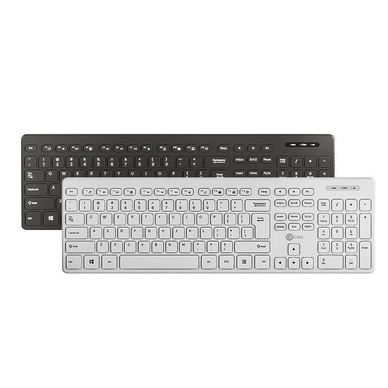 Lenovo Wireless Keyboard and Mouse Set for Office Use - White, Ultra ...