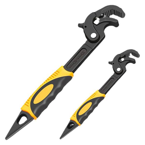 Universal tool set with large open spanner wrench | Silver rhinoceros ...