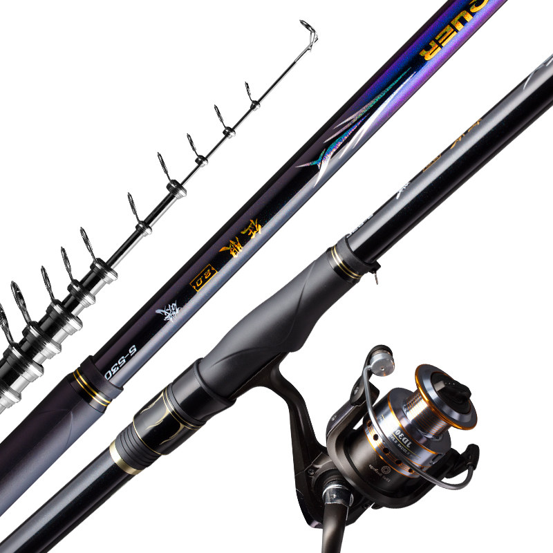 Jiayuni 2023 New Sliding and Drifting Rocky Fishing Rod Set