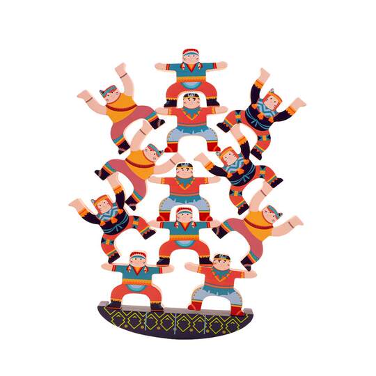 Pineapple Tree Stacking Tower Musical Toy for Children