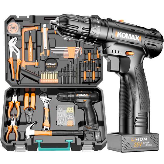 Hand Electric Drill Home Rechargeable Electric Screwdriver Pistol Drill ...
