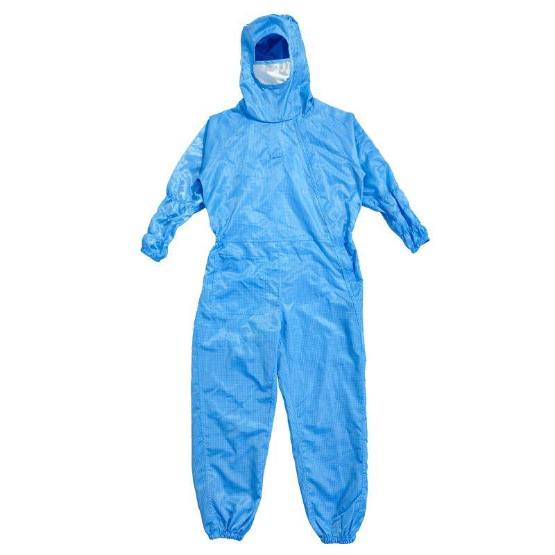 Dust-Free Clothing One-Piece 100-Level Mesh One-Piece Diagonal Zipper ...