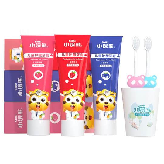 Little Raccoon Children's Toothpaste - Fluoride-Free Baby Toothpaste ...