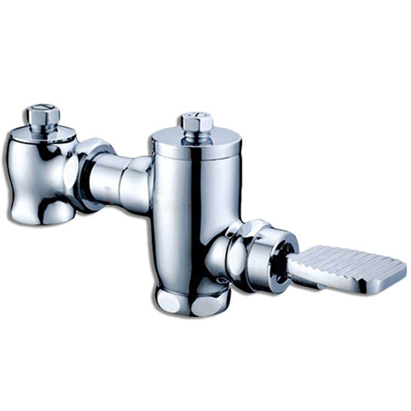 All-Copper Horizontal Flush Valve for Foot-Operated Squat Toilet with ...
