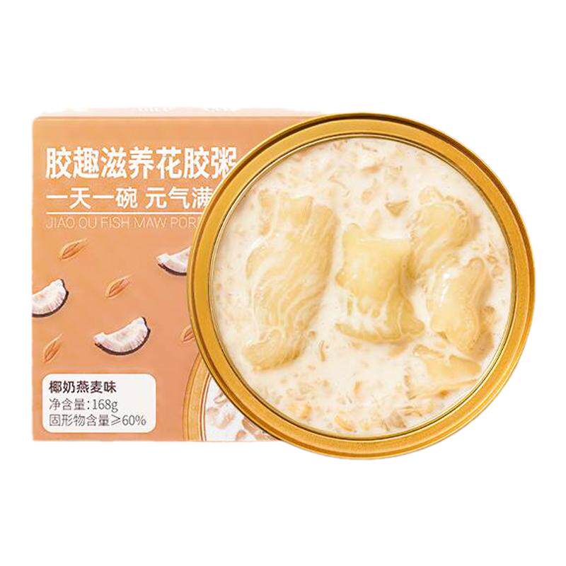 Jiaoqu عصيدة السمك الفورية - بديل وجبة مغذية مع اليام والزنبق