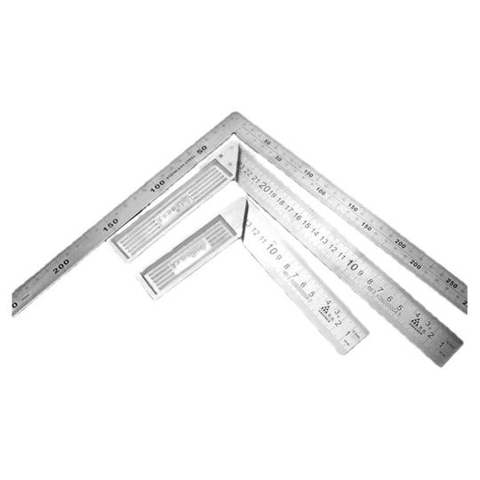 Greener Stainless Steel Angle Ruler - 90 Degree Woodworking L-Square
