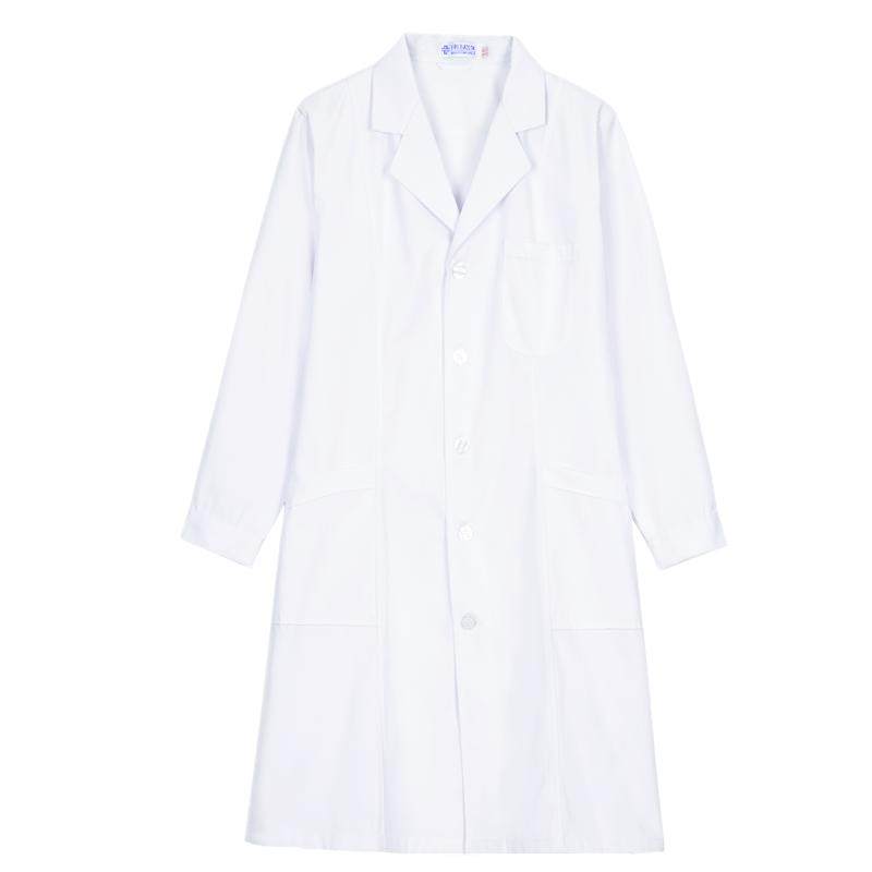 Weißer Laborkittel - Winter Baumwoll Medizinischer Kittel für Ärzte ...