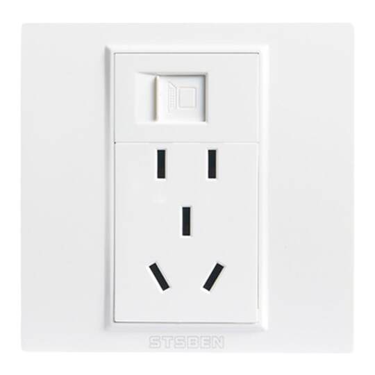 Type 86 Concealed Dual Pass-Through Gigabit Network Port with 5-Hole ...