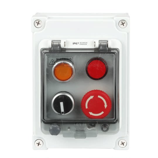 Outdoor Waterproof Button Control Box Switch Box Emergency Stop Start ...