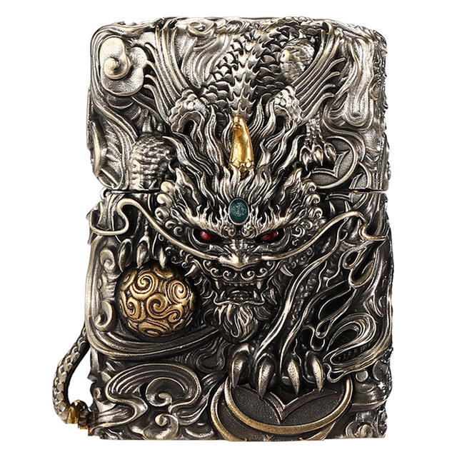 Zippo lighter official authentic Zippo lucky collection smart Pixiu ...