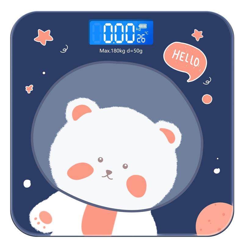 Electronic Weighing Body Scale - Durable Cute Girl Standard Flat-Panel ...