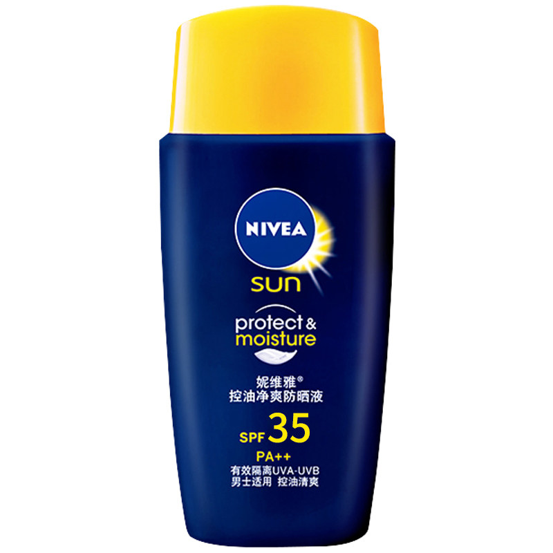 Nivea men's oil control sunscreen - clean cool liquid för ansiktsskydd