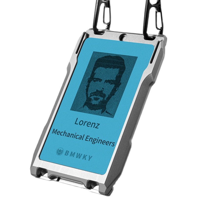 Porte-Cartes Métallique - Design Ultra-Fin et Anti-Vol