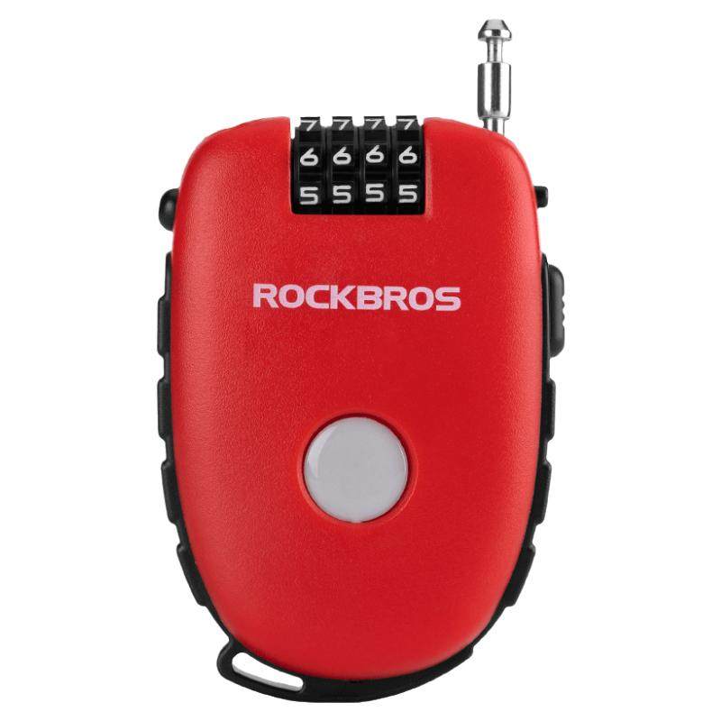 Rock Brothers Motorcycle Helmet Lock Anti-Theft Password Lock Stroller ...