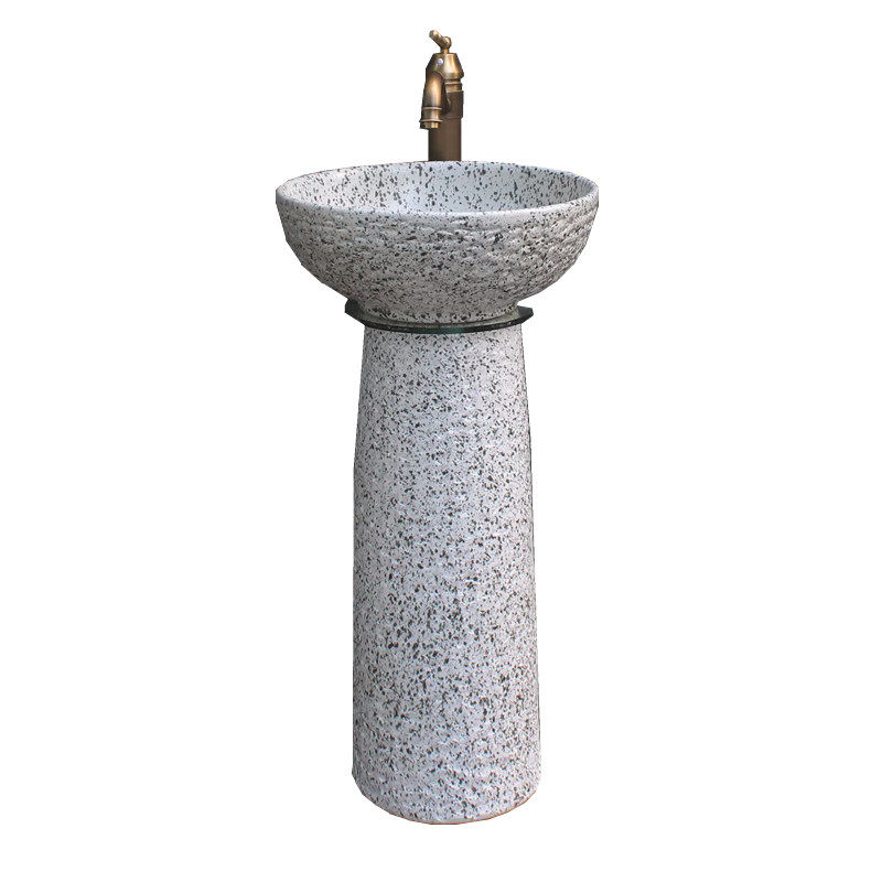 Lavabo Cerámico Retro Zhao song - Lavabo de Patio al Aire Libre