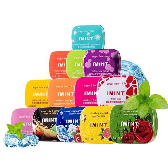 Imint Candy Sugar-Free Mints for Motion Sickness Relief and Office ...