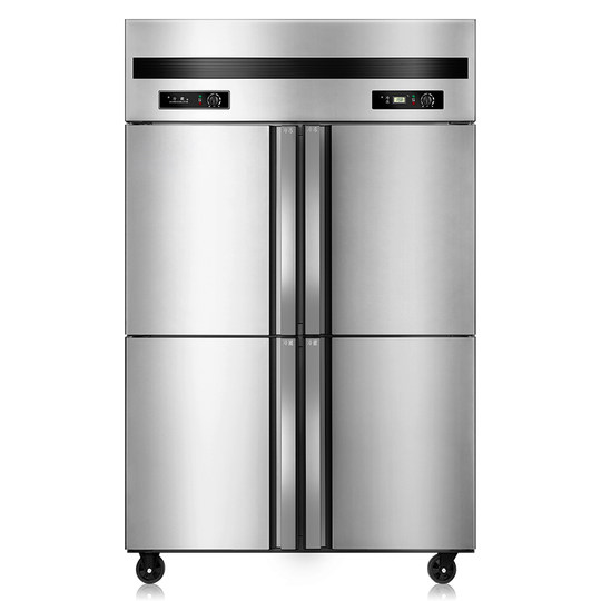 Demashi Commercial Upright Freezer - Large-Capacity Kitchen Refrigerator