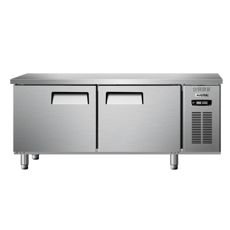 Aucma Stainless Steel Refrigerated Workbench Freezer for Commercial ...