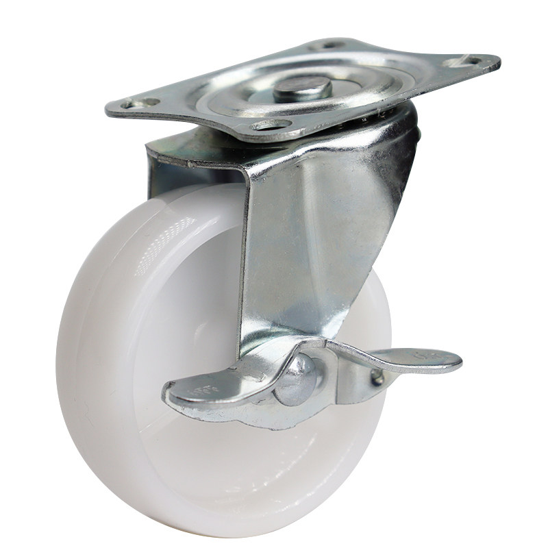 Universal Caster Directional Wheel with Brake - 1-3 Inch Sizes Available