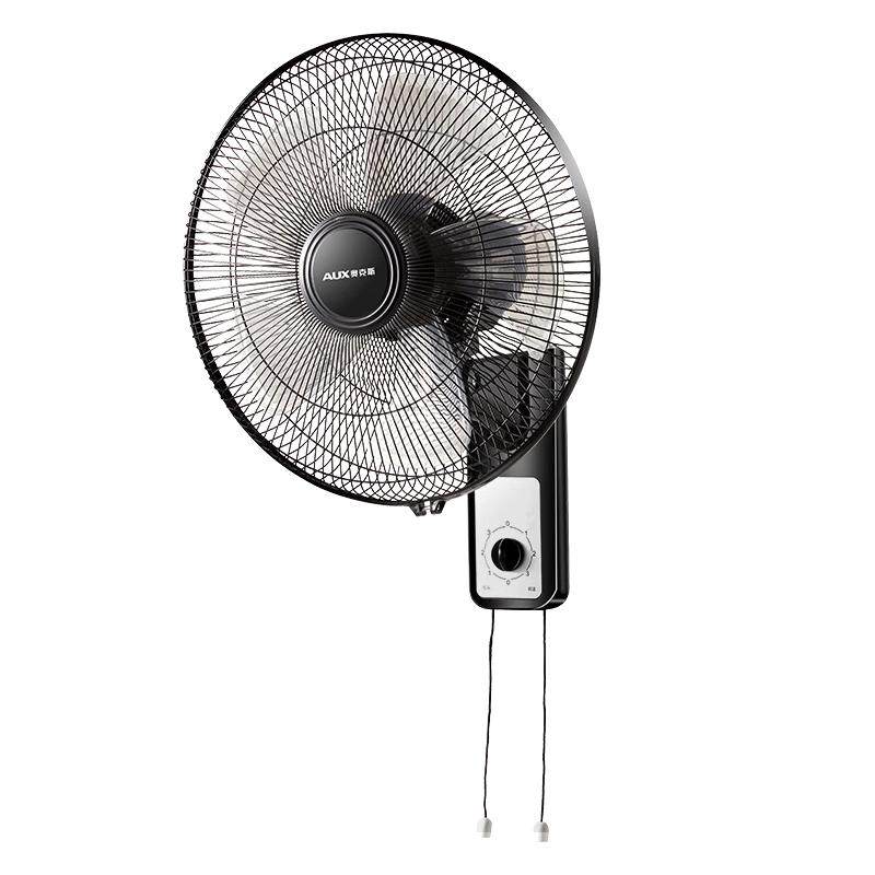 Aux 18 Inch Wall Fan - Remote Control, 3 Speed, Rotatable